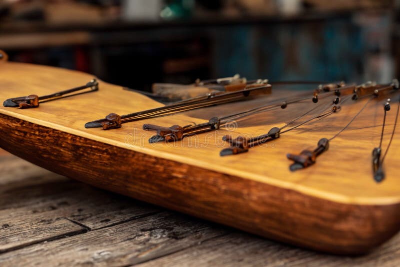 In the Musical Workshop stock illustration. Illustration of viola ...