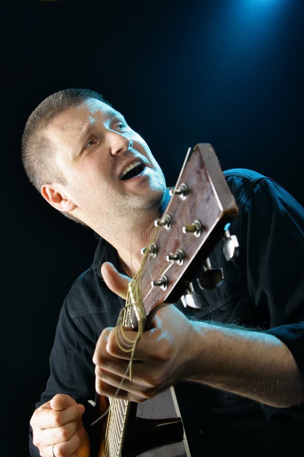 Musician stock photo. Image of loud, player, closeup, performance - 8546246