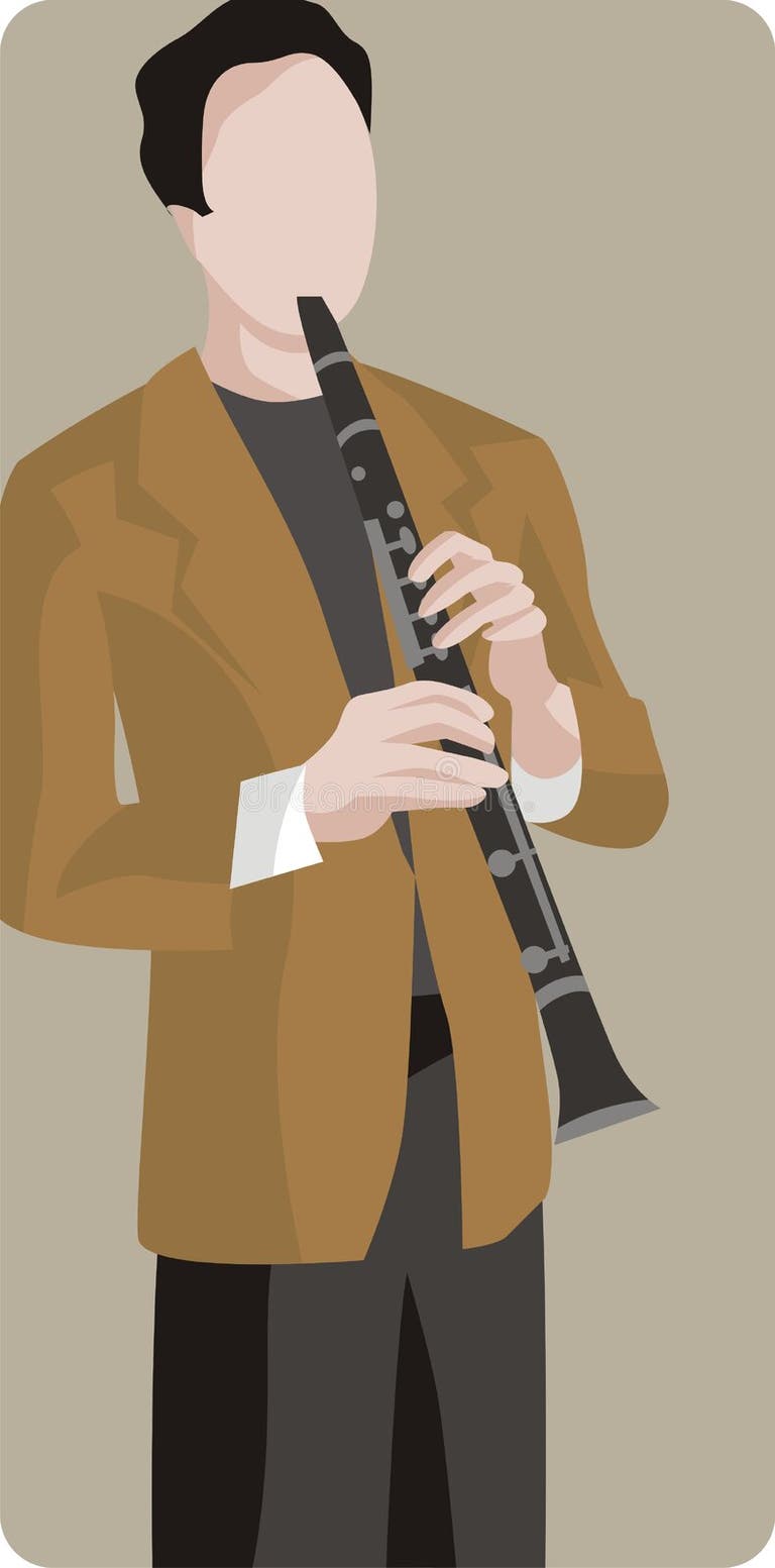 Clarinet Player Stock Illustrations – 1,038 Clarinet Player Stock ...