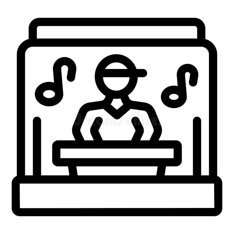 Stage Music Notes Stock Illustrations – 2,838 Stage Music Notes Stock ...