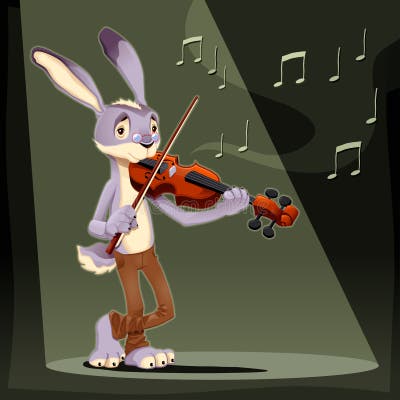Rabbit Violin Stock Illustrations – 119 Rabbit Violin Stock ...