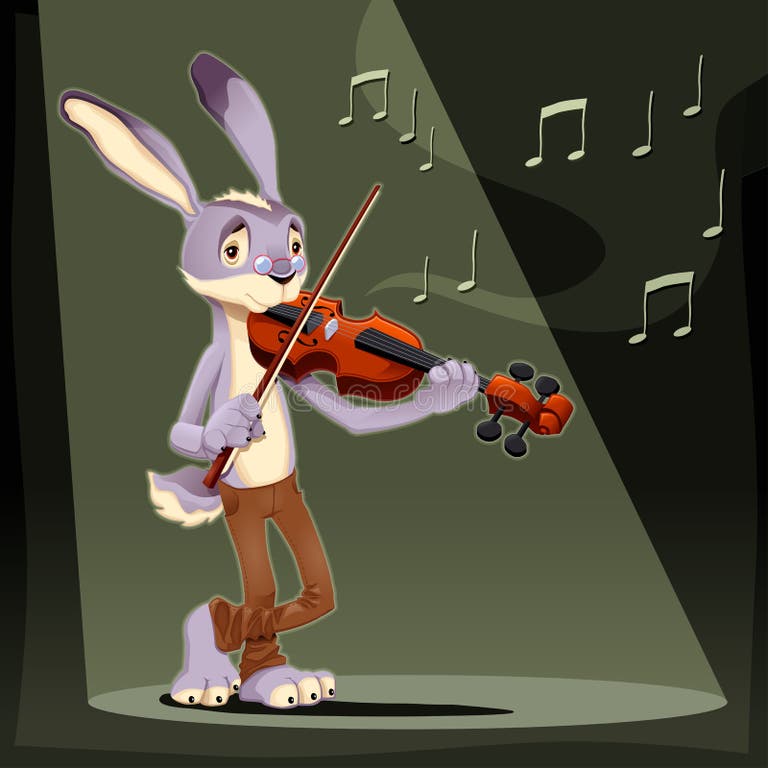 Rabbit Violin Stock Illustrations – 119 Rabbit Violin Stock ...
