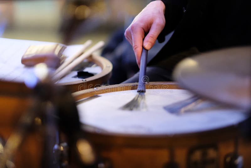 Drum set stock image. Image of outdoor, rhythm, drum - 56630113