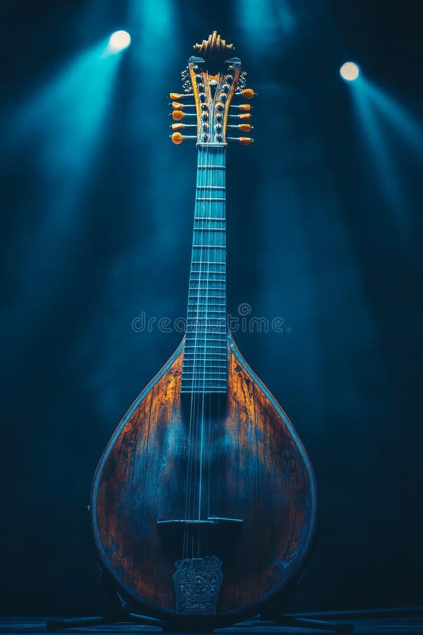 A Musician Using a String Instrument Called the Kora. Stock Image ...