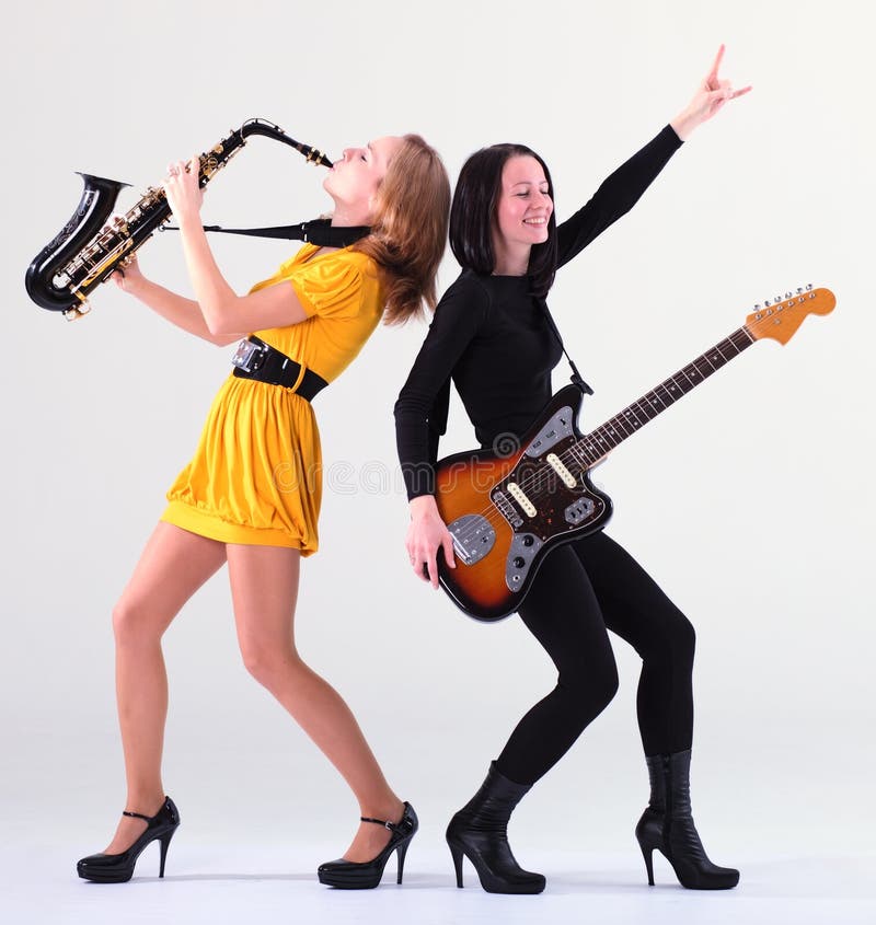 Musicians stock photo. Image of women, person, female - 17492918