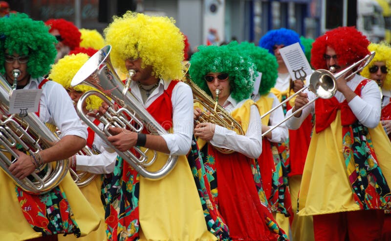 Musicians in Carnival Parade Editorial Stock Photo - Image of carnival ...