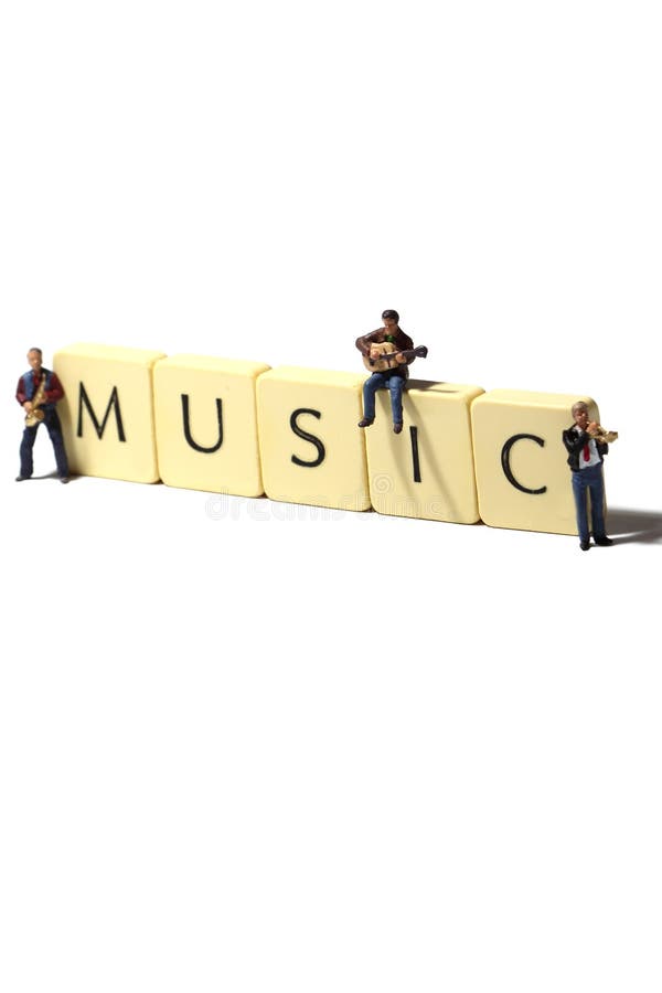 Musicians music B stock image. Image of male, miniature - 47861925