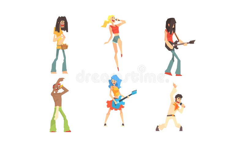Musicians People Characters Collection, Musicians and Singers of ...