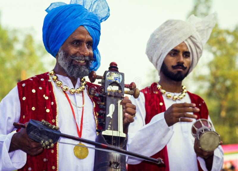 Musiciens Sikhs Au Pendjab, Inde Photo stock éditorial - Image du sikh ...
