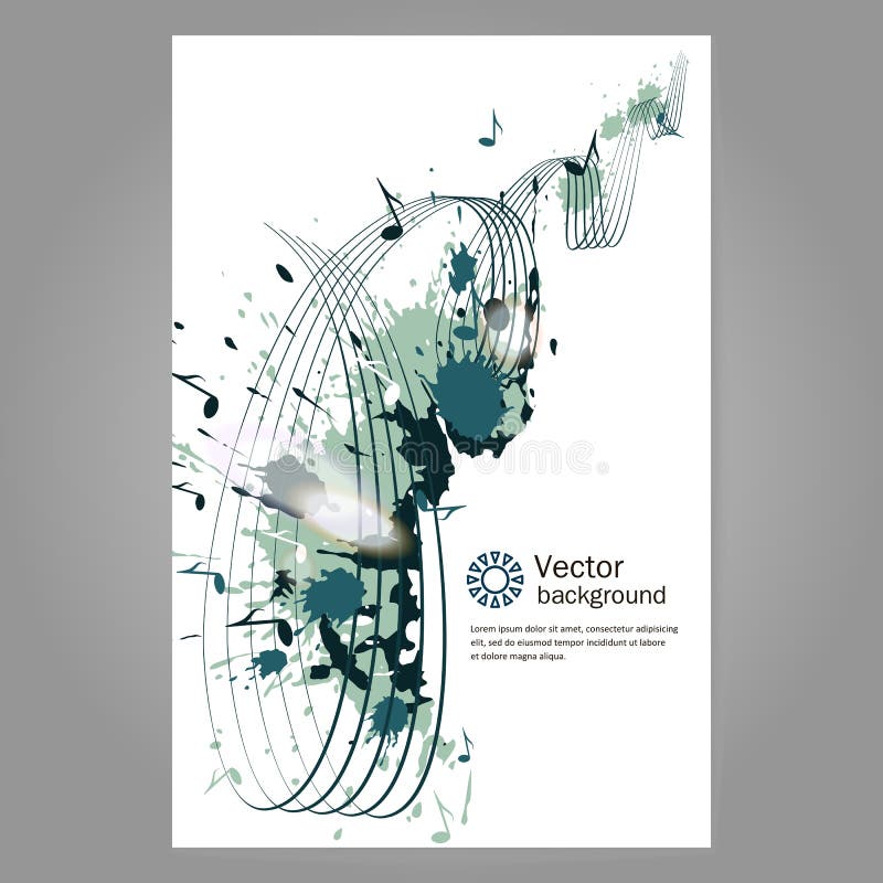 Musik. Affisch vektor illustrationer. Illustration av begrepp - 54287854