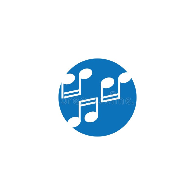 Musik Note Wave Logo Template Vector Symbol Stock Vector - Illustration ...