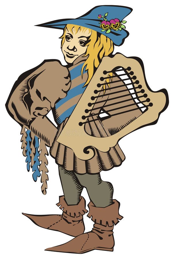 Medieval Bard Stock Illustrations – 187 Medieval Bard Stock ...