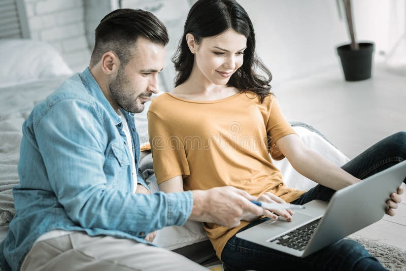 Musing Two Students Studying Together Stock Photo - Image of curriculum ...