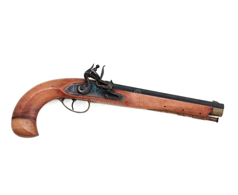 Muskete stockfoto. Bild von pistole, gewehrkugel, abbruch - 1318216