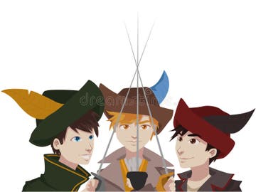 Three Musketeers Stock Illustrations – 88 Three Musketeers Stock ...