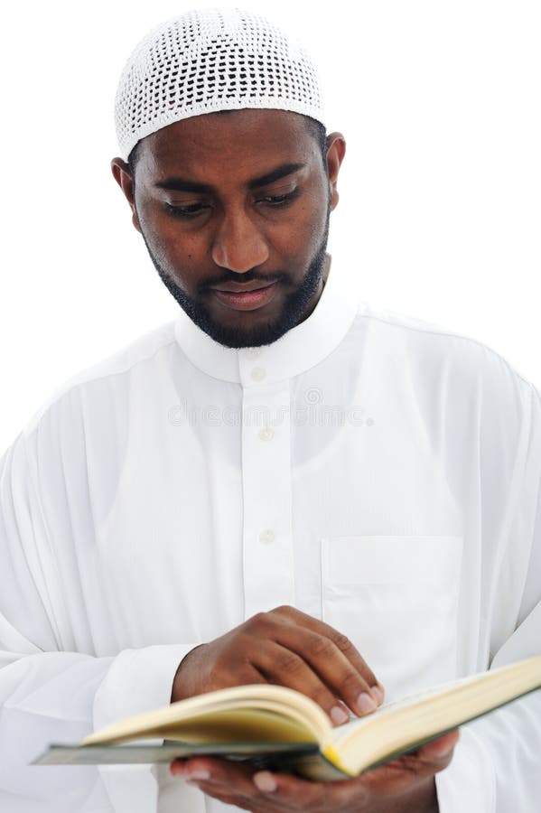 Muslim African man stock photo. Image of faith, moroccan - 24917230