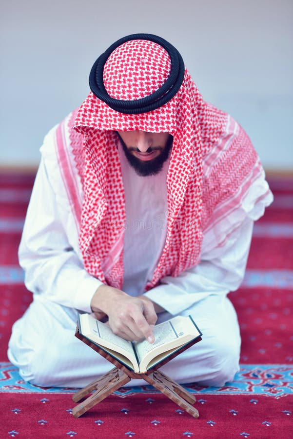 Muslim Arabic man praying stock photo. Image of diverse - 81066356