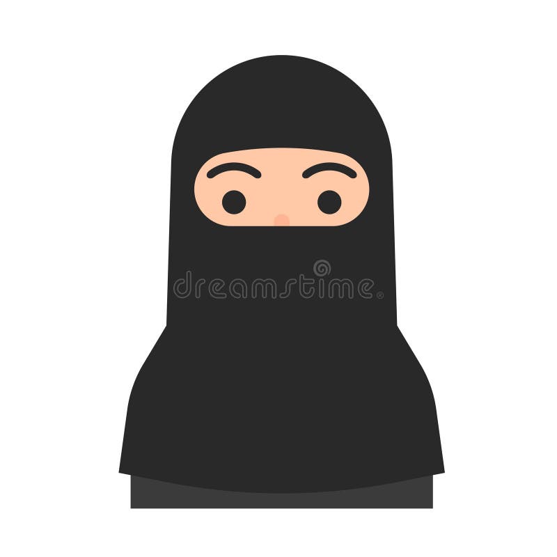 Muslim Avatar Vector, Muslim People Flat Icon Stock Vector ...