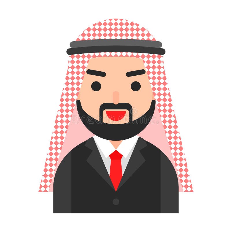 Muslim Avatar Vector, Muslim People Flat Icon Stock Vector ...