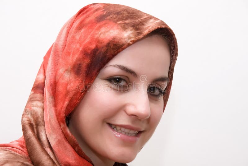 Muslim beauty woman stock photo. Image of smile, woman - 13182508