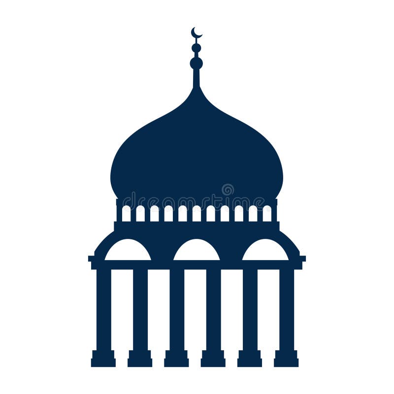 Muslim building design stock vector. Illustration of greeting - 273086682