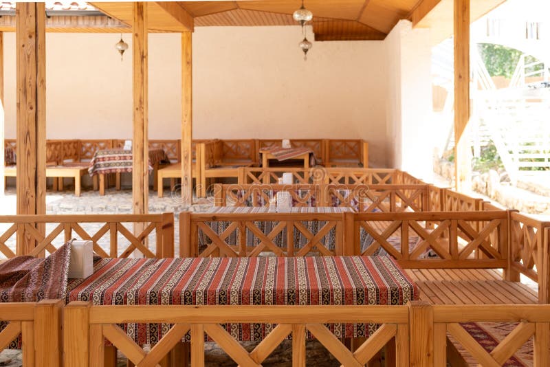 Muslim Cafe Street Cafe Interior Stock Image - Image of beauty ...