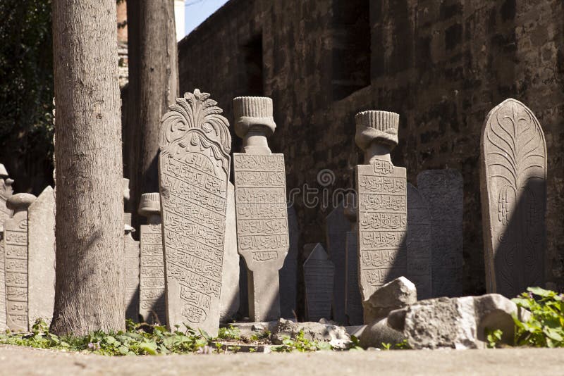 Muslim cemetery stock image. Image of gravestone, religion - 24100935