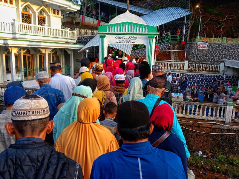 The Muslim Community in West Java, Indonesia is Busy for Worship, Jan ...