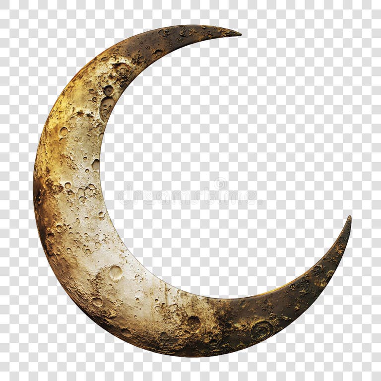 Muslim crescent moon stock photo. Illustration of render - 341527126