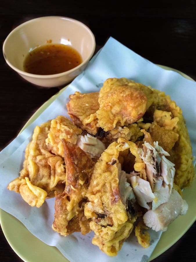 Muslim fried chicken stock photo. Image of delicious - 55843374