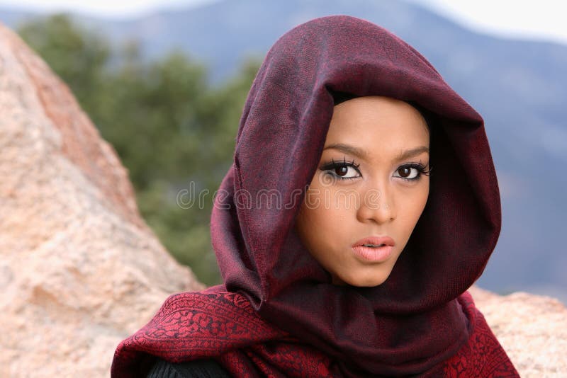 Muslim Girl stock image. Image of ethnic, arab, tradition - 3249563