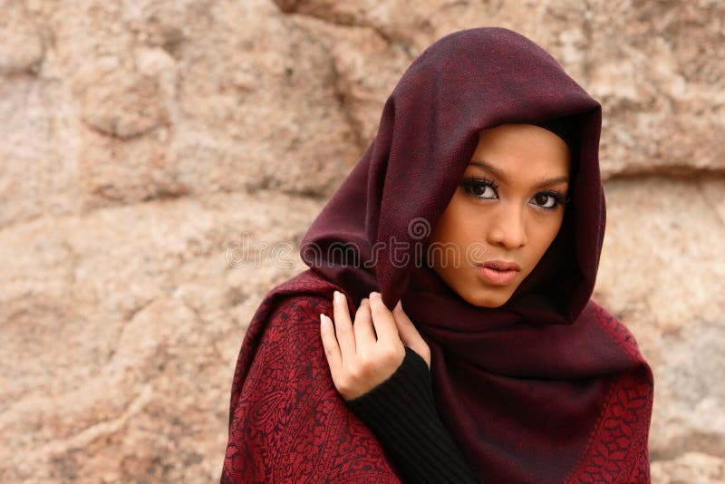 Muslim Girl stock photo. Image of religious, indonesia - 3249596