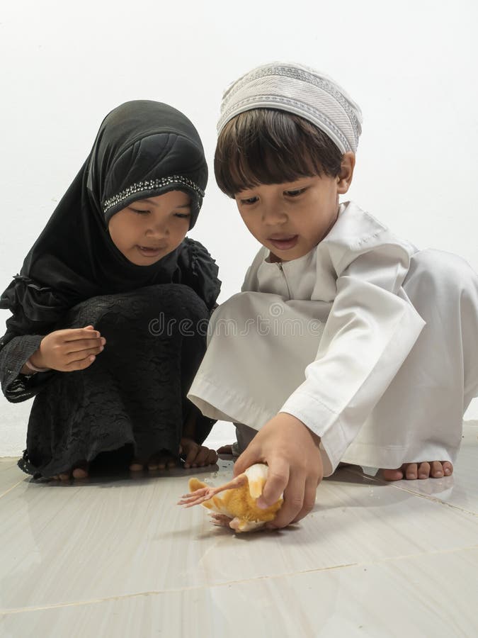 Cute Muslim Baby Girl And Boy