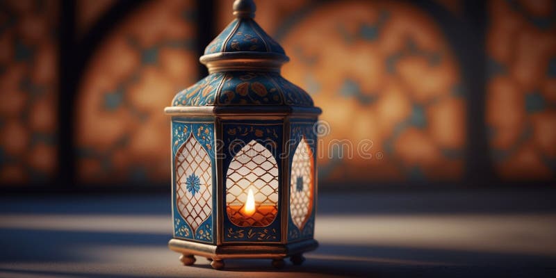 Muslim Holy Month Ramadan Kareem Concept Created with Ai Generative ...