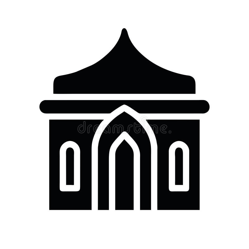Muslim house icon stock vector. Illustration of castle - 295534232