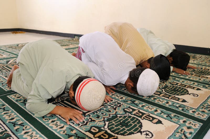 Muslim Kids Praying stock image. Image of pray, faith - 7626379