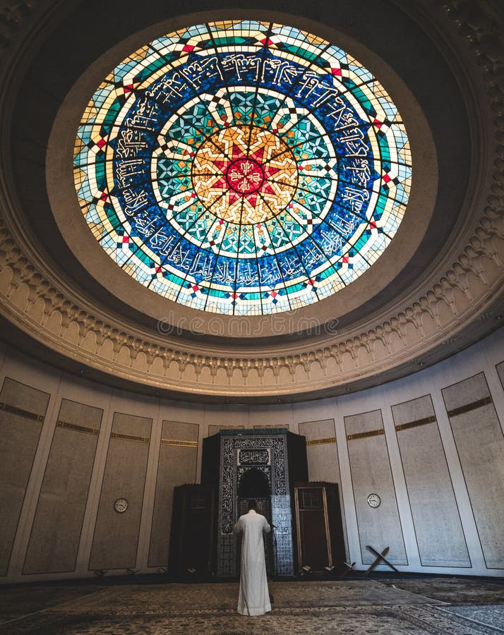 Muslim Man Praying in the Mosque Editorial Stock Photo - Image of ...