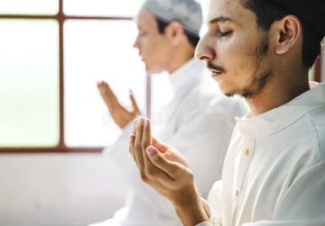 Muslim Men Making Dua To Allah Stock Image - Image of eastern, belief ...