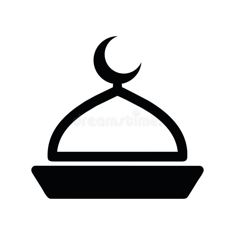 Muslim moon food tray stock vector. Illustration of muslim - 295530235