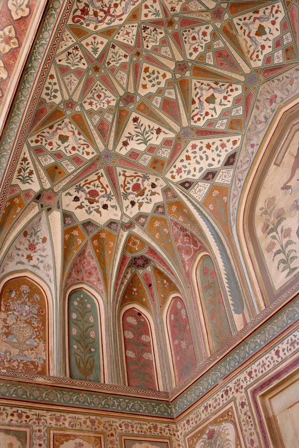 Muslim palace - Amber Fort stock photo. Image of archetype - 1638076