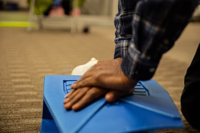 Muslim Trainees Taking Cpr Class and First Aid Stock Photo - Image of ...