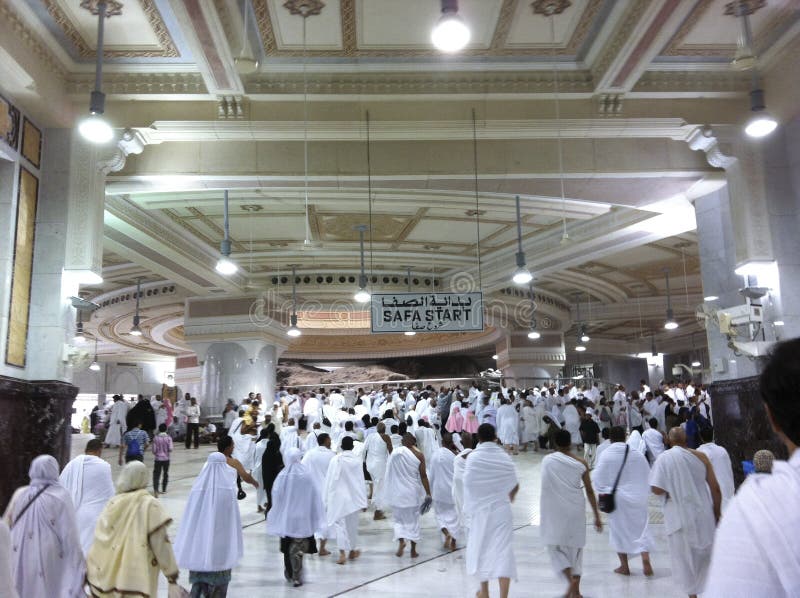 Running Between Safa And Marwa Mountains
