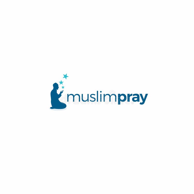 Muslim Pray Logo stock vector. Illustration of sign - 302195558