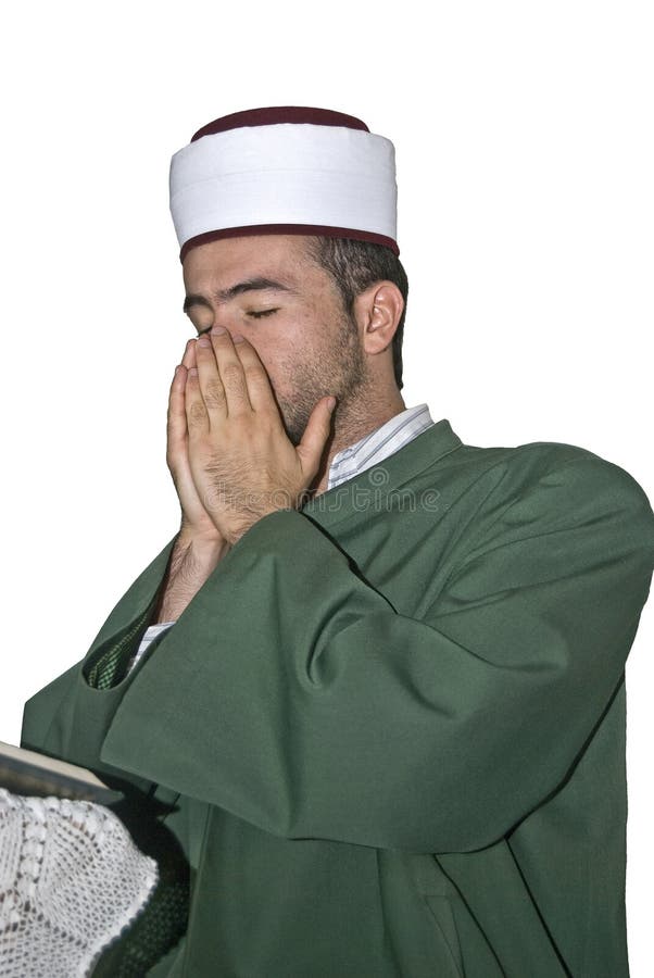 Islamic Prayer Done by Muslim Sheikh Stock Photo - Image of positivity ...