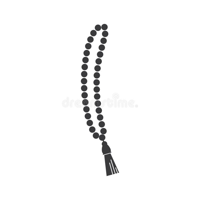 Prayer beads icon stock vector. Illustration of oriental - 354314255