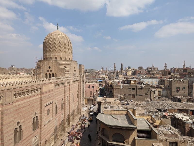 Muslim Quarter Cairo stock image. Image of town, landmark - 273263465