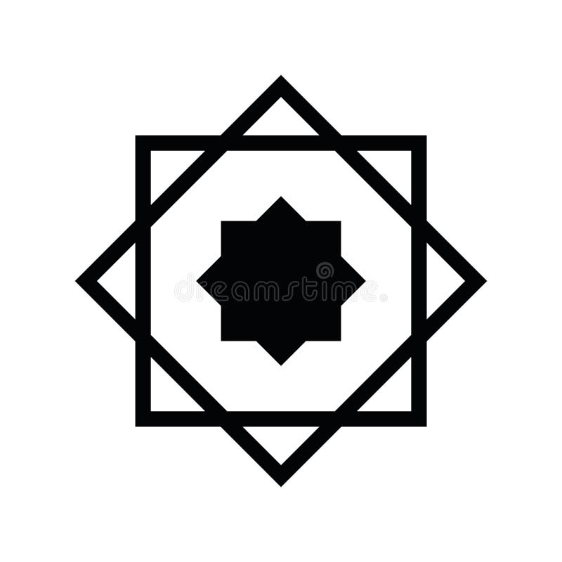 Muslim star icon stock vector. Illustration of islamic - 295535345