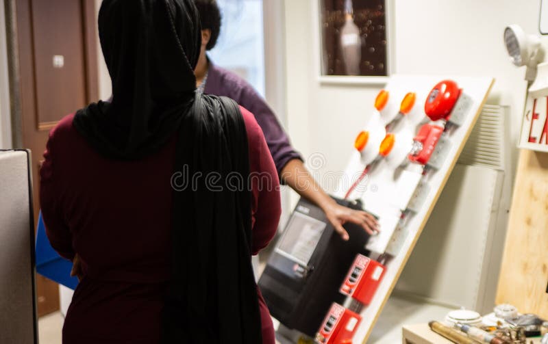 Muslim Trainees Taking Cpr Class and First Aid Stock Image - Image of ...