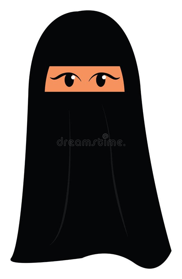 Burqa Women Stock Illustrations – 254 Burqa Women Stock Illustrations ...