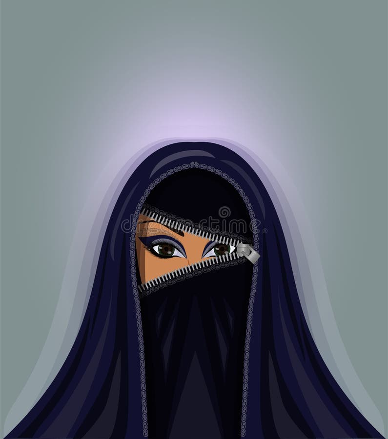 Woman Burqa Stock Illustrations – 1,211 Woman Burqa Stock Illustrations ...